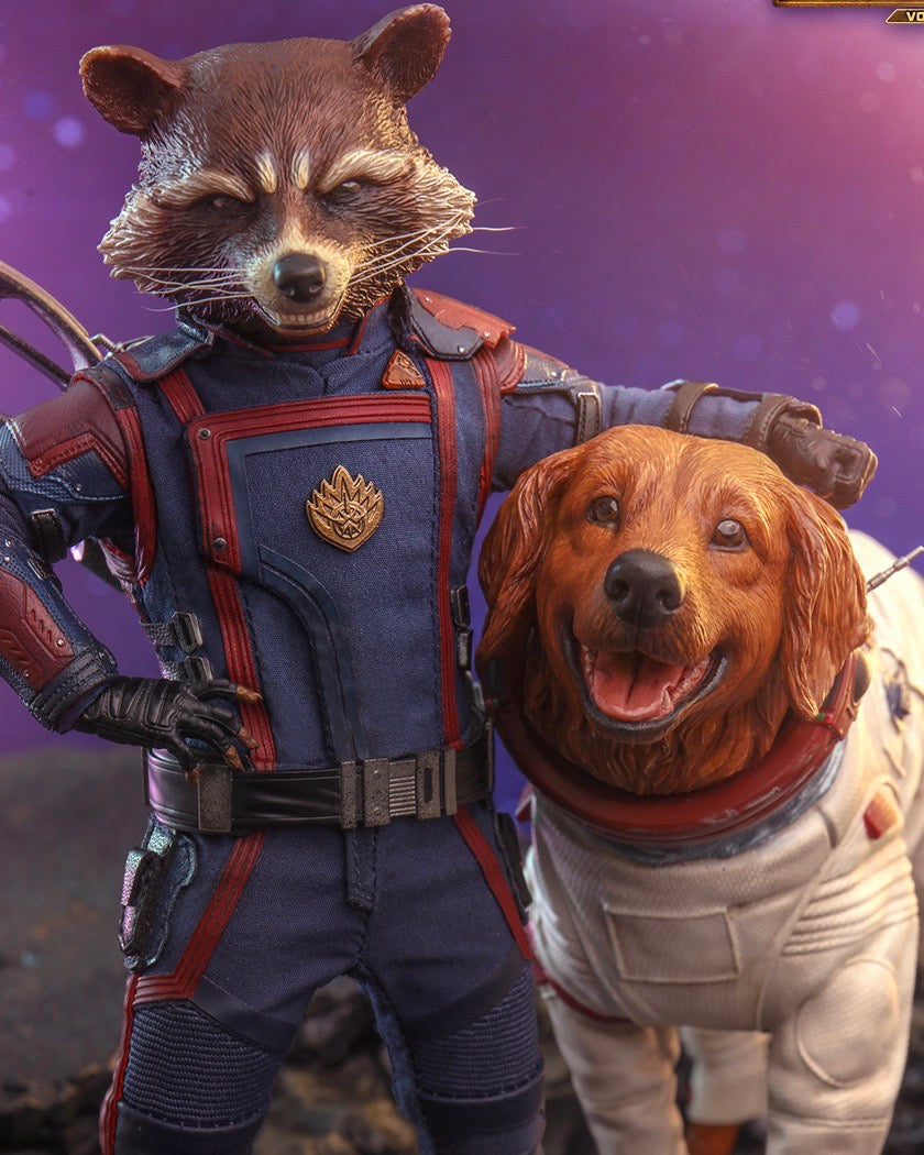 Preorder! Hot Toys MMS708 Guardians of the Galaxy Vol. 3: Rocket and C – Pop Collectibles