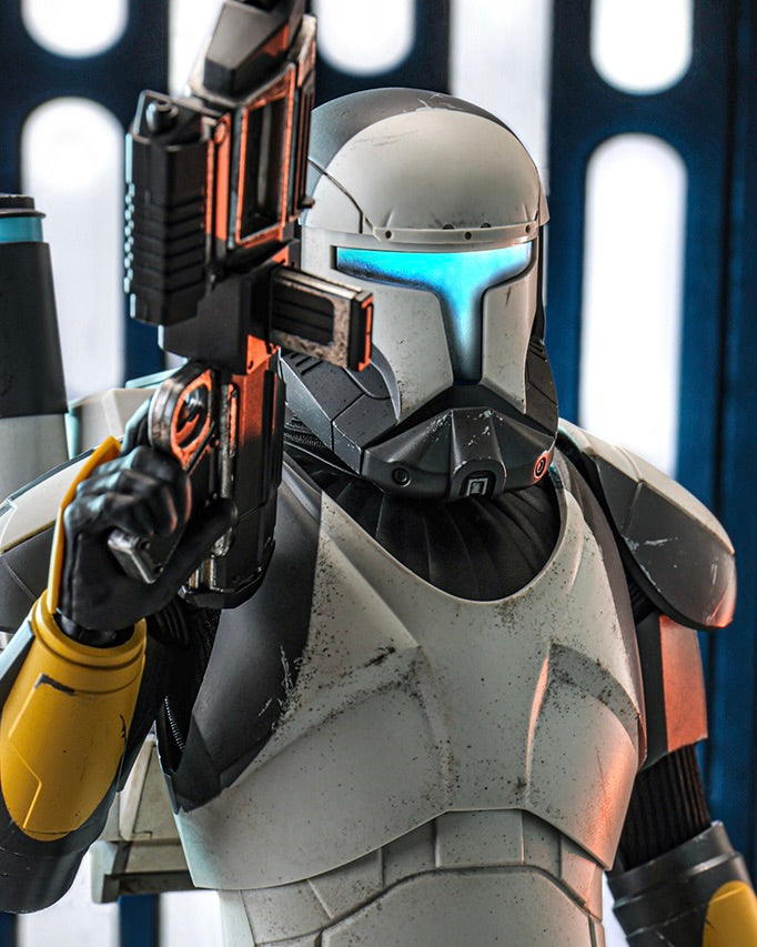 Hot Toys TMS130 Star Wars The Bad Batch Clone Commando Scorch 1/6 Scal ...