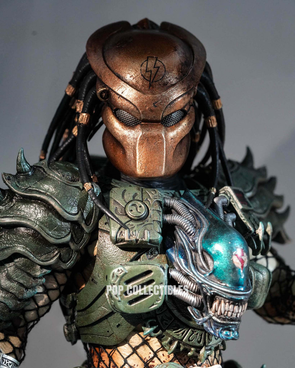 Preorder! HotToys CMS029B Predator - Broken Tusk Predator 1/6th Scale ...