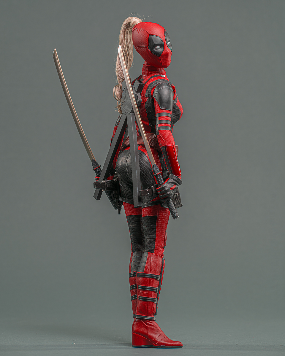 Hot Toys MMS747 Marvel Deadpool & Wolverine Ladypool 1/6 Scale Collect ...