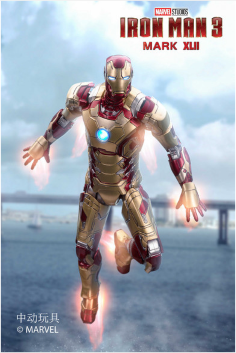 ZD Toys Iron Man 3 Mark 42 XLII MK42 LED Version) – Pop Collectibles