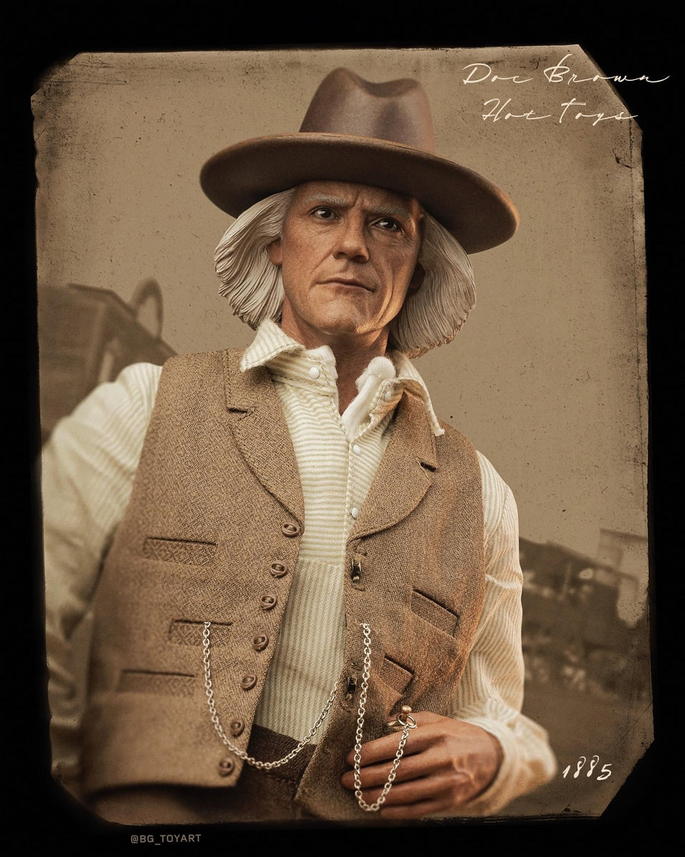 Hot Toys MMS617 Back to the Future Part 3 Doc Brown Collectible Figure ...