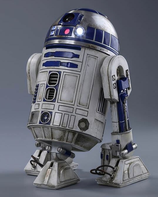 Hot Toys MMS408 Star Wars The Force Awaken R2D2 1/6 Scale Collectible ...
